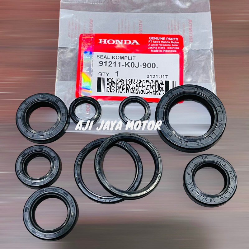 Jual Seal komplit K0J genio beat Deluxe scoopy new 2021 ke atas (9pcs) | Shopee Indonesia