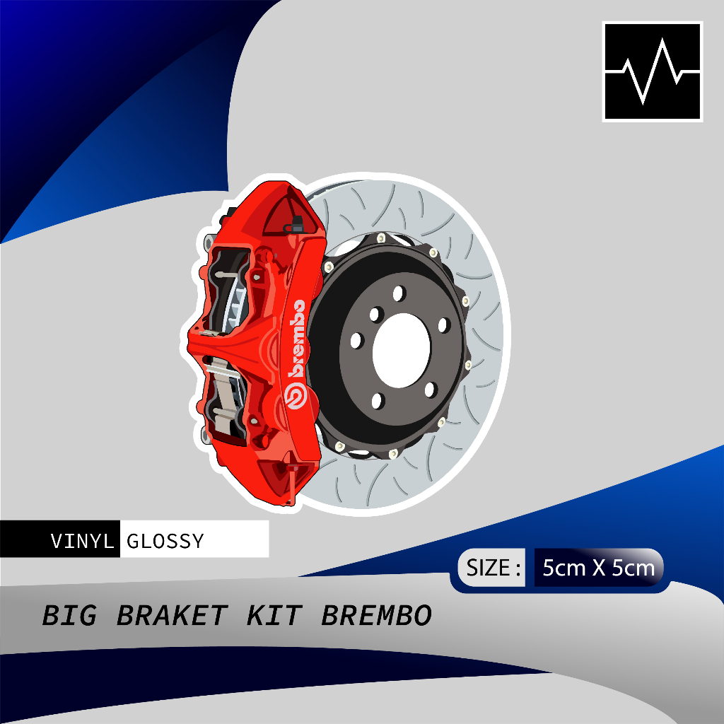 Jual Stiker/Sticker JDM BIG BRAKE KIT BREMBO Vinyl Glossy | Shopee ...