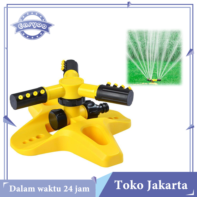 Jual 3 Nozzle Mutar Otomatis Sprinkler Air Taman 360 Derajat Spinkler ...