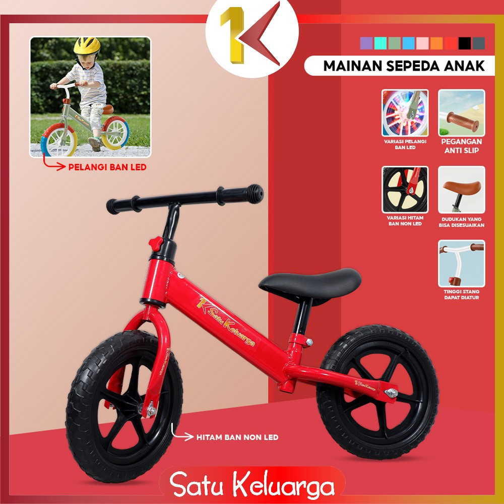 Jual SK-M341 Mainan Anak Sepeda Balance Bike Tanpa Pedal Anak Roda 2 / Sepeda Keseimbangan Push ...