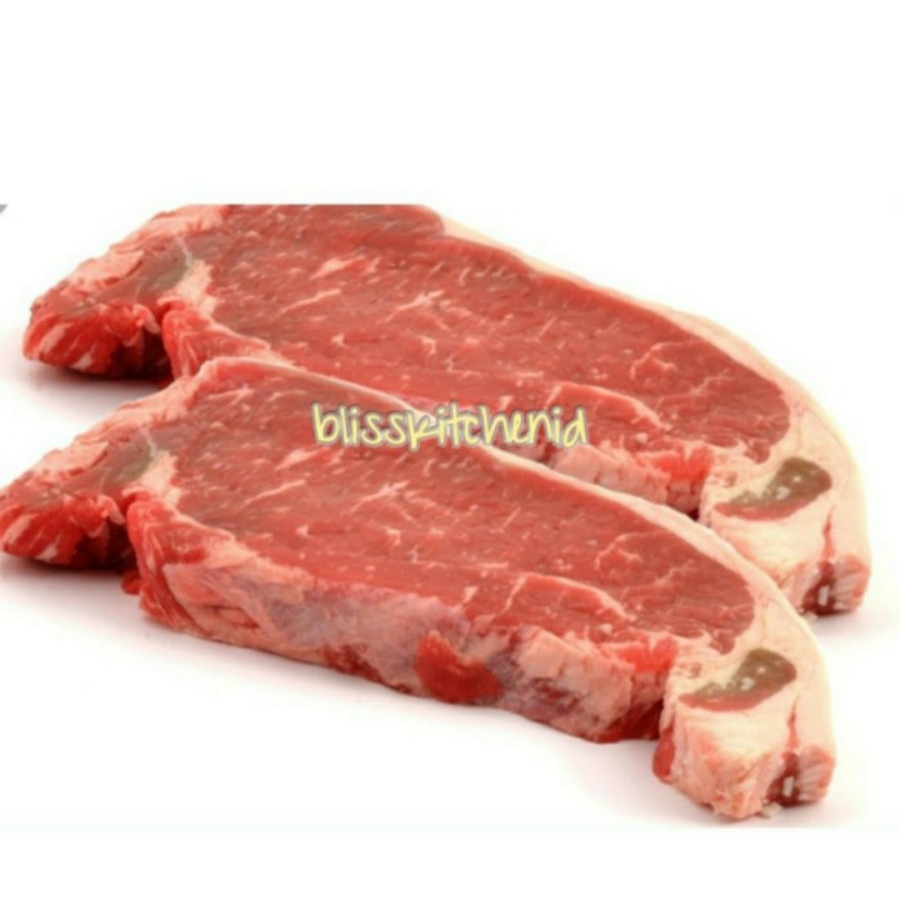 Jual New Zealand Prime Steer Sirloin Aged Beef Steak / NZ Striploin PS ...