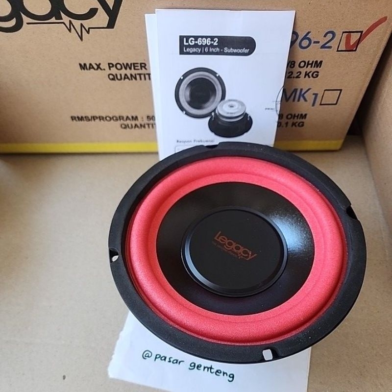 Jual speaker 6" 6in 6 inch acr legacy lg 696 subwoofer woofer | Shopee ...