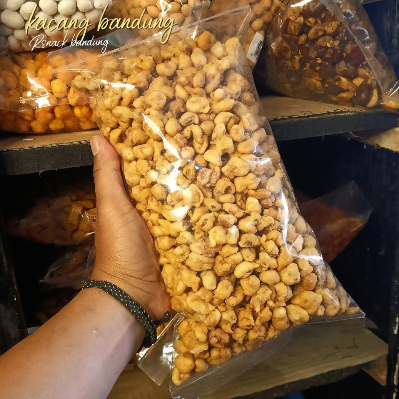 Jual cemilan kacang bandung 500gr | Shopee Indonesia