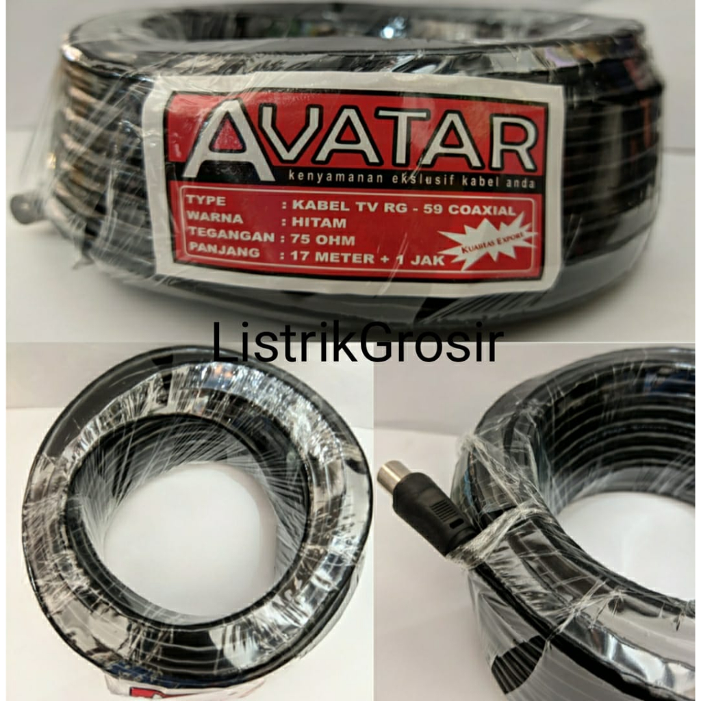 Jual Kabel Antena Paket 10M 15M 20M 25 Meter FULL Kabel Antenna + Jack Paketan | Shopee Indonesia