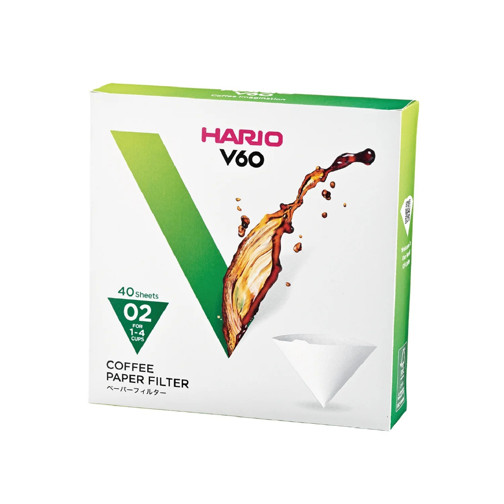 Jual Hario V60 Paper Filter 02 - kertas saring VCF-02-40W | Shopee ...