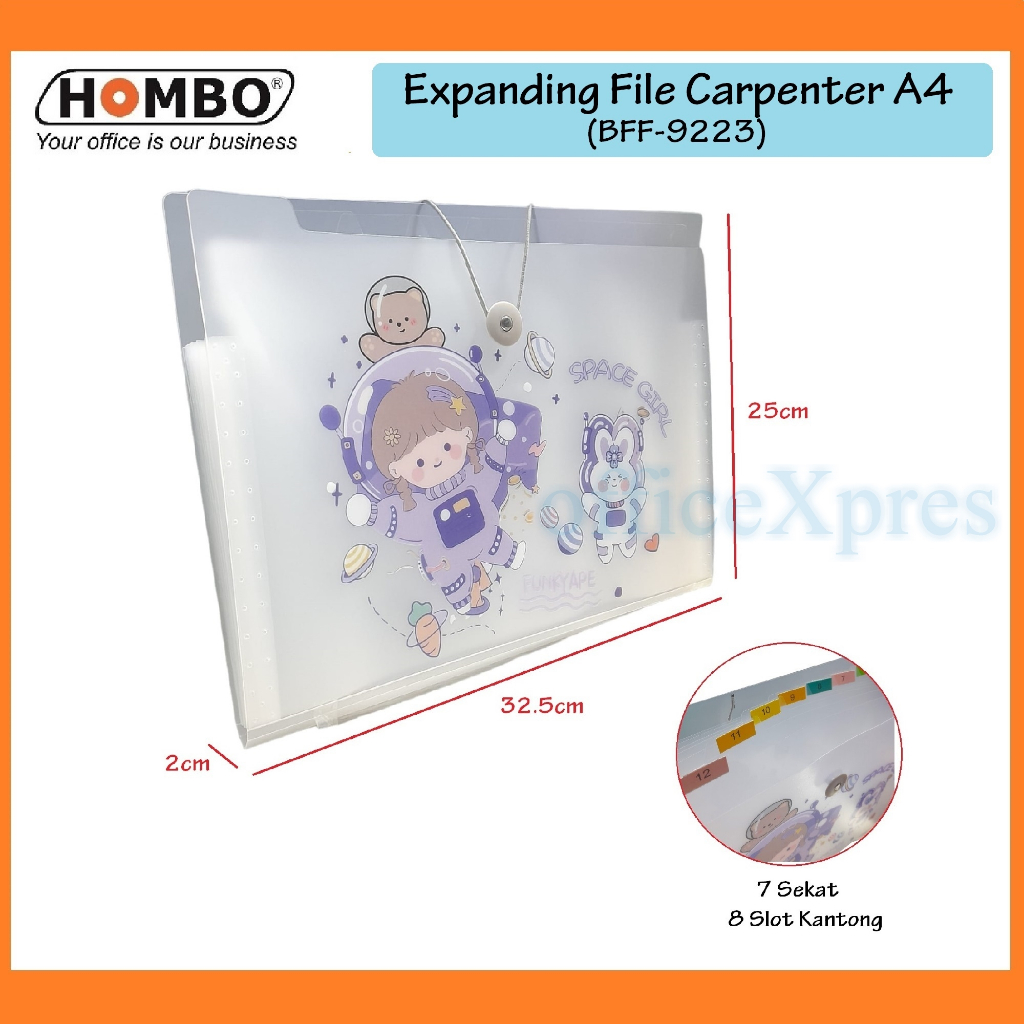 Jual Expanding File A4 / Map Sekat / Expanding Dokumen File 9223 / Map ...