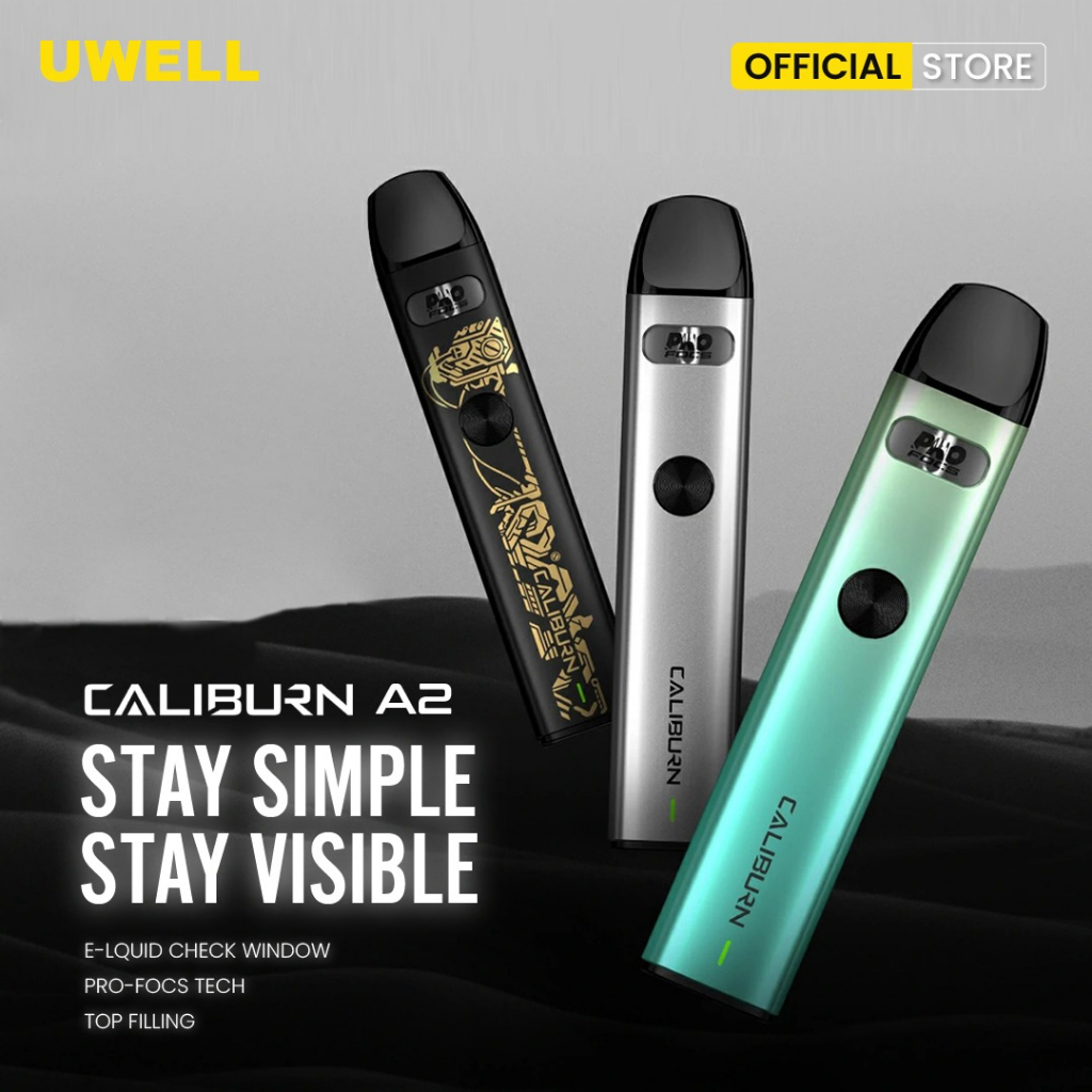 Jual Uwell Caliburn A2 Pod Kit 15W 520mAh Pods Authentic Official ...