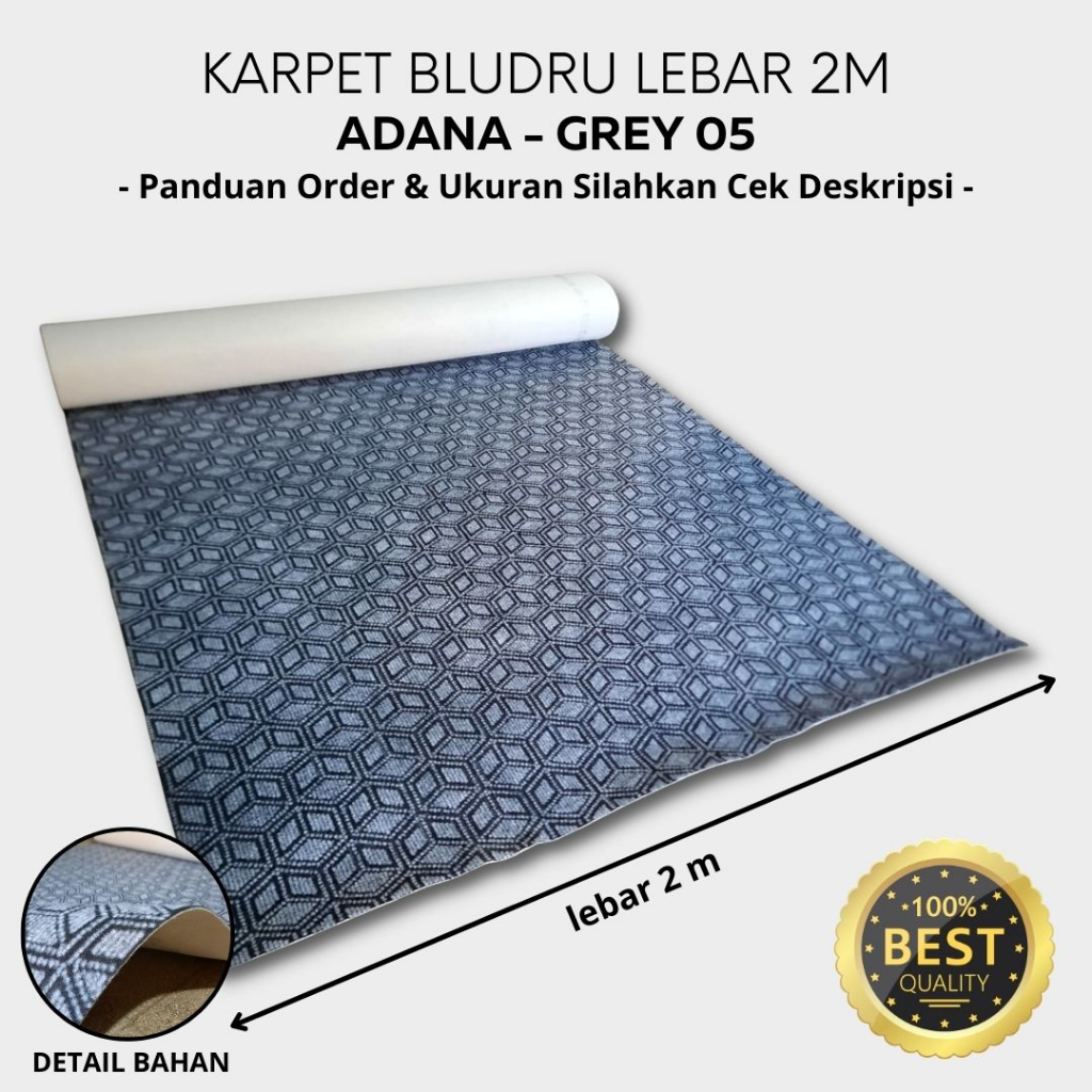Jual Karpet Lantai Bludru Motif Kapet Meteran min order 0.5x2m Adana ...