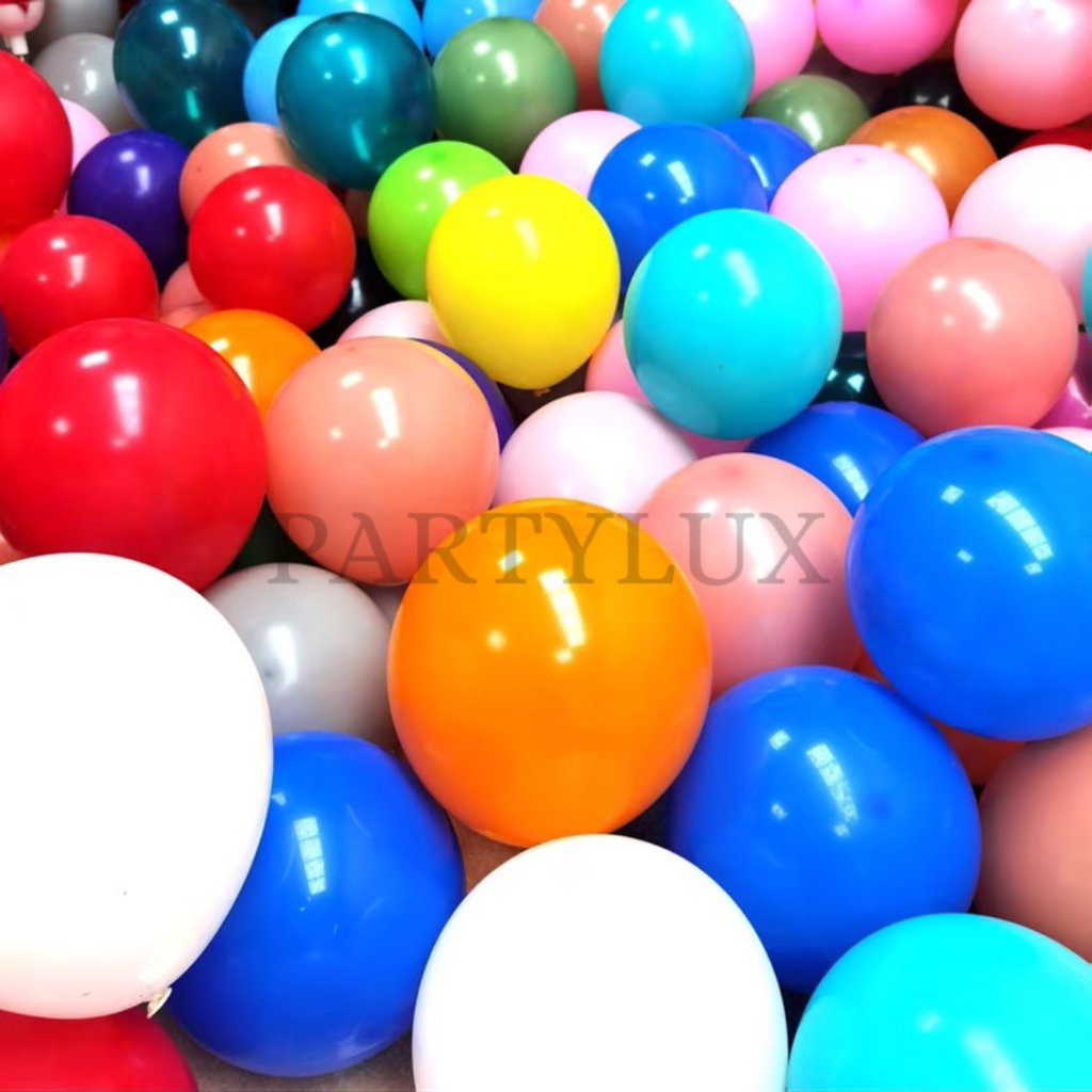 Jual BALON LATEX DOFF 12 INCH 1 PACK ISI 100 PCS | Shopee Indonesia