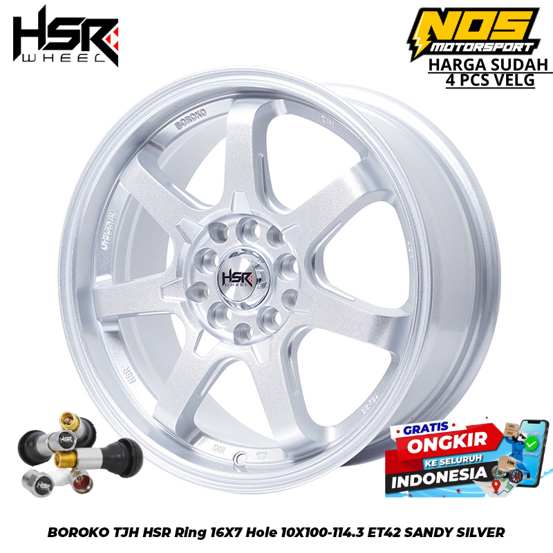 Jual Velg racing hsr boroko tjh ring 16 lebar 7 buat avanza 2023,serena,ertiga,innova hole ...