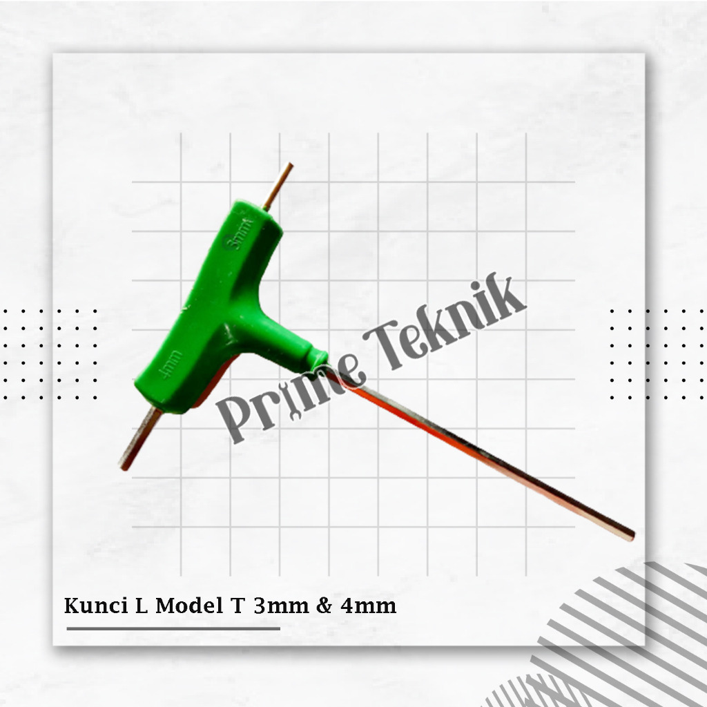 Jual Kunci L Model T 2 Way 3mm & 4mm Shape Hex T 2 Ukuran | Shopee ...