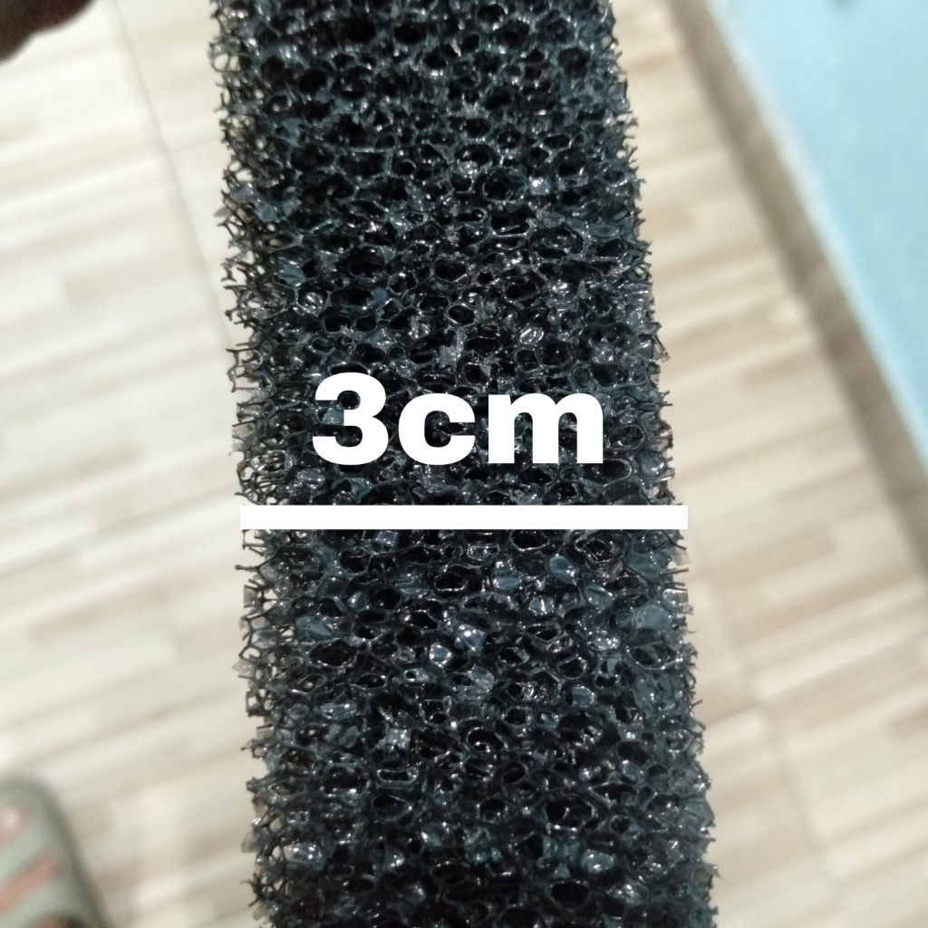 Jual BUSA HITAM BIOFIL 50x25x3cm / tebal 3cm / Media Filter Kolam ...