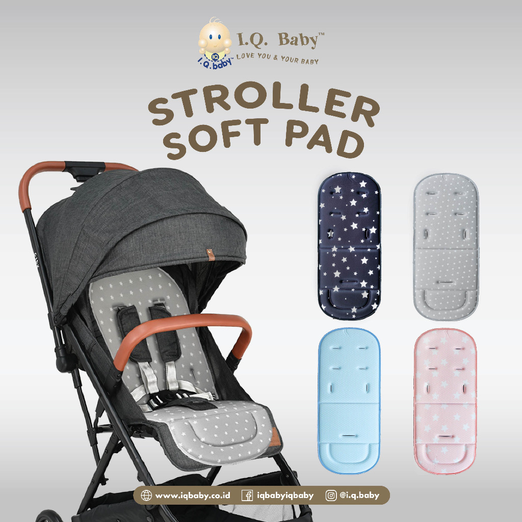 Jual I.Q. BABY Stroller Soft Pad | Bantalan Alas Stroller | Aksesoris ...