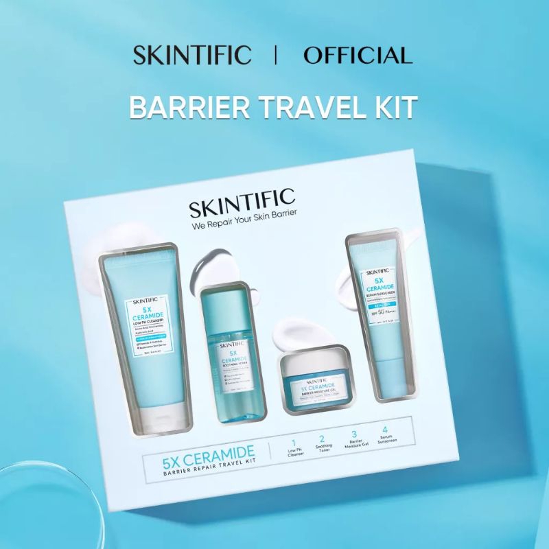 Jual SKINTIFIC TRAVEL KIT (PAKET MEMPERBAIKI SKIN BARRIER) | Shopee ...