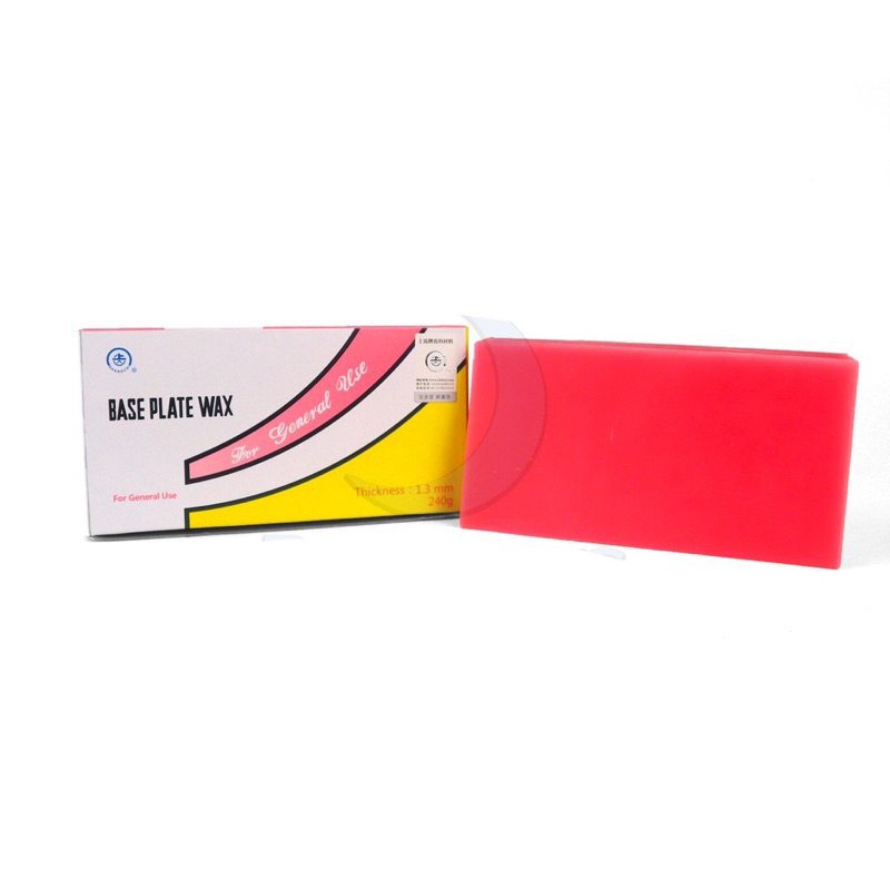 Jual Dental base plate wax malam merah /lilin / gigi palsu | Shopee ...