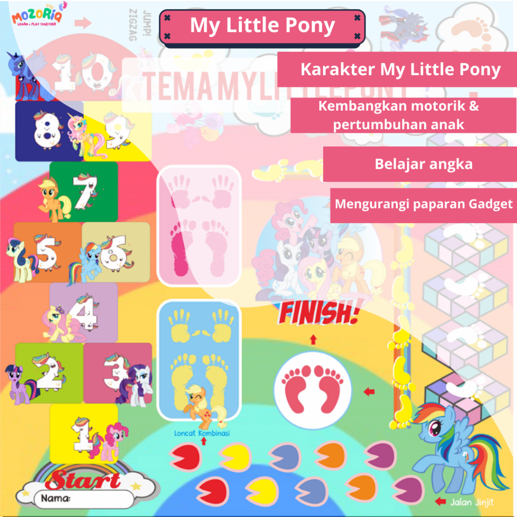 Jual Playmat Mainan Motorik Edukasi Anak ukuran 1,5 M - Karpet ...