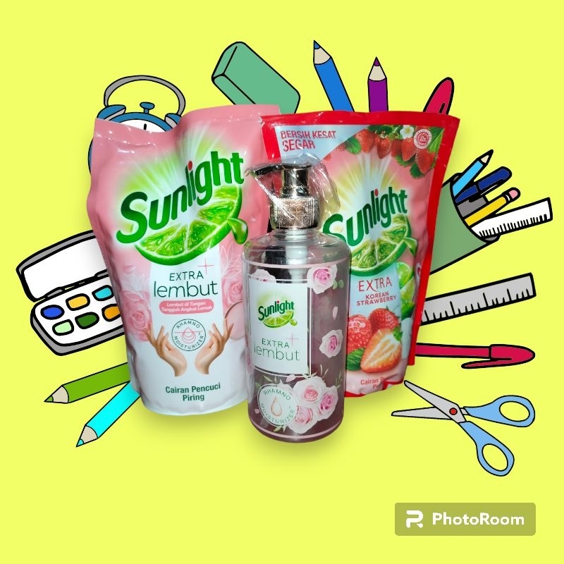 Jual SUNLIGHT EXTRA LEMBUT 650 ML+STRAWBERRY 560 ML | Shopee Indonesia