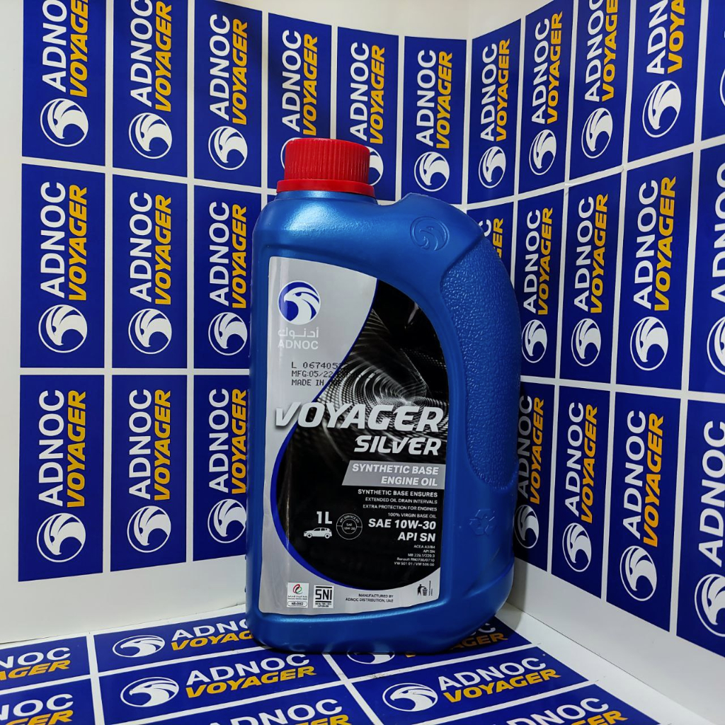 Jual ADNOC VOYAGER SILVER 10W30 10W-30 API SN 1 LITER | Shopee Indonesia