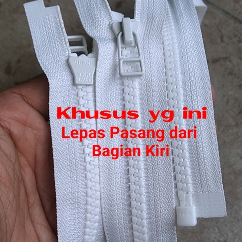 Jual Resleting Jaket no 5 YKK & Korea Gigi Jagung Vislon 40 s/d 90 cm | Shopee Indonesia