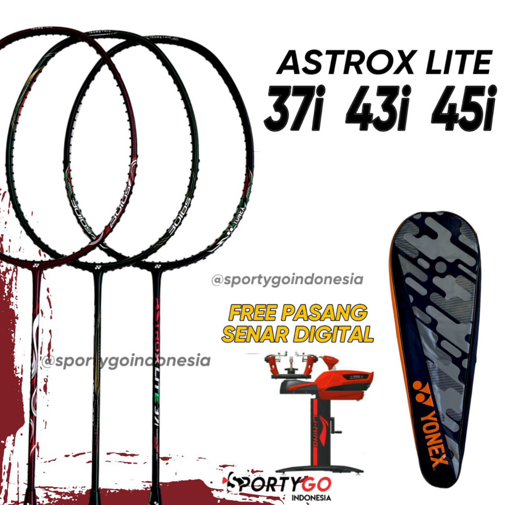 Jual RAKET BADMINTON YONEX ASTROX LITE 37I 43I 45I ORIGINAL | Shopee Indonesia