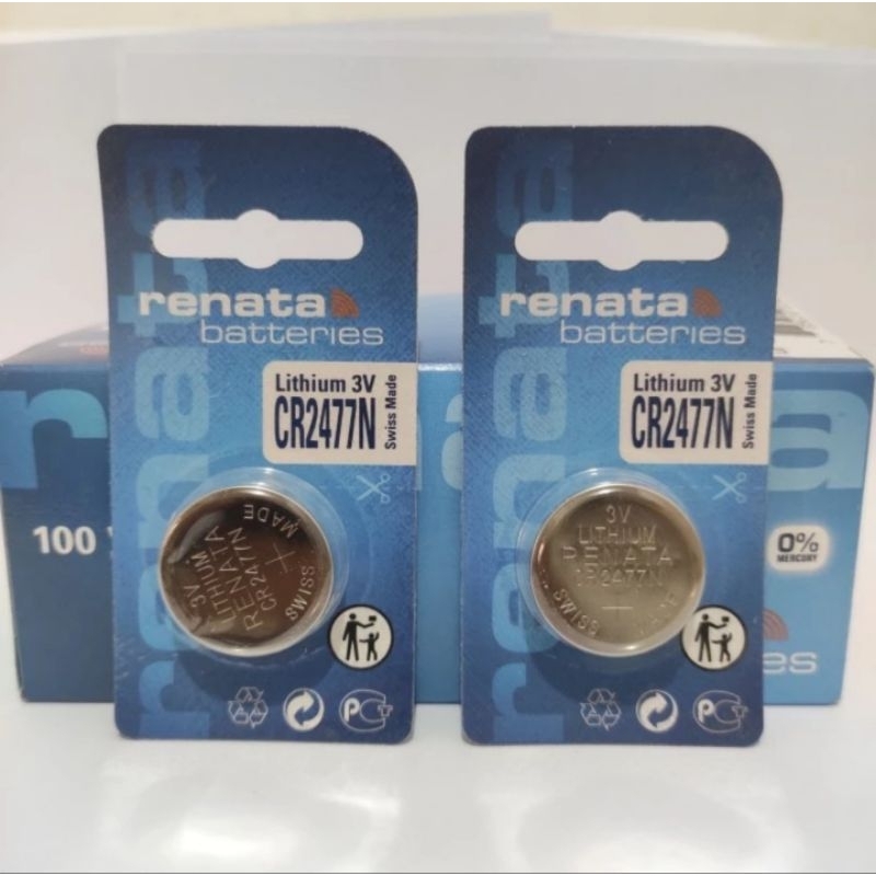 Jual BATERAI RENATA CR2477N LITHIUM 3V ORIGINAL 100% | Shopee Indonesia