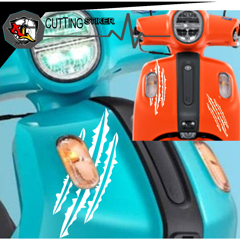 Jual STICKER CUTTING/SC.351/STIKER CAKAR/STIKER 3D/STIKER 3D CAKAR ...