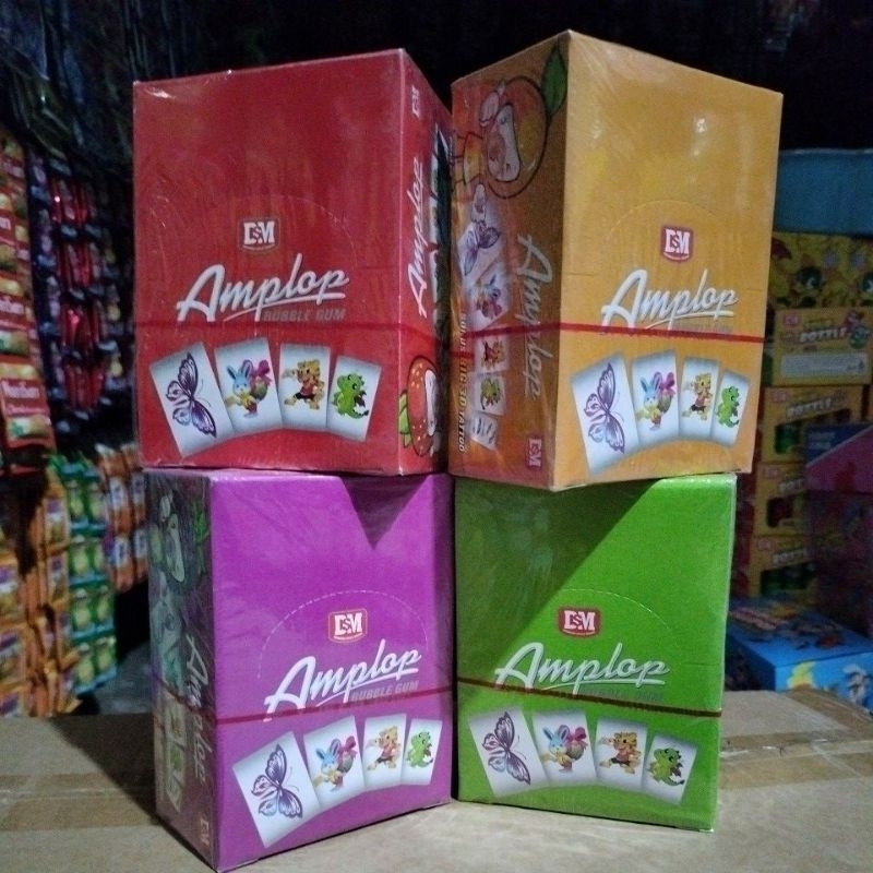 Jual PERMEN BUBBLE GUM-Amplop harga 1 box isi 30pics | Shopee Indonesia
