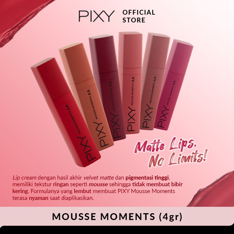 Jual PIXY LIP MOUSSE MOMENT | Shopee Indonesia