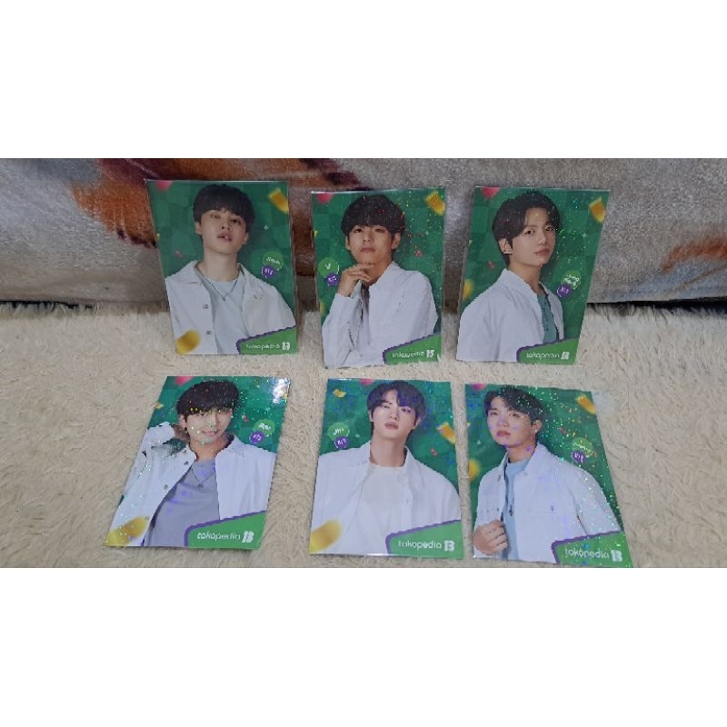Jual [JUAL RUGI] OFFICIAL POSTCARD TOKO IJO BTS RM JIN JHOPE SUGA JIMIN ...