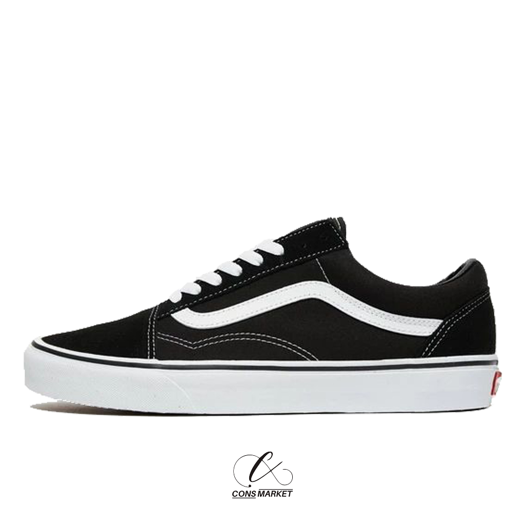 Jual Vans Old Skool Black White 100 Original Shopee Indonesia
