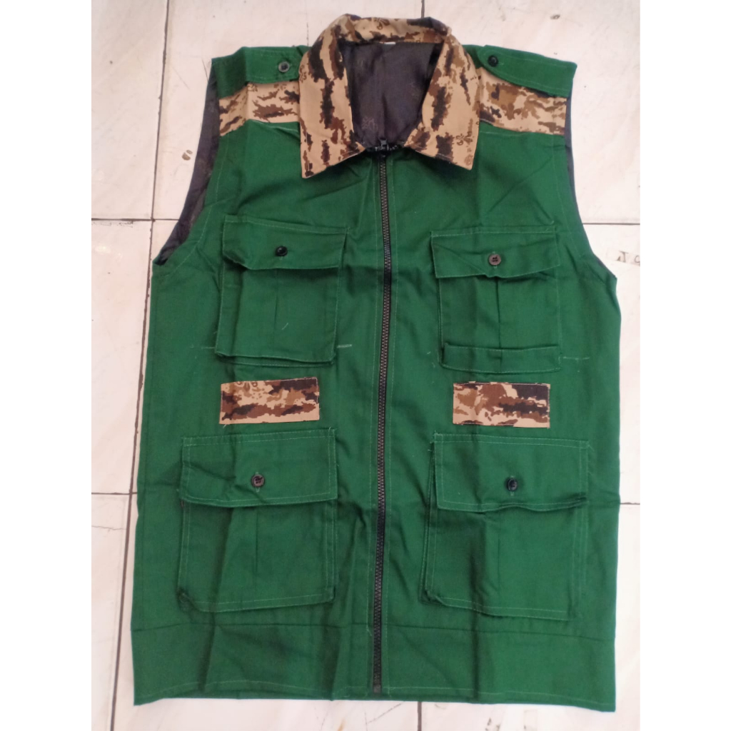 Jual Rompi Hijau Kombinasi Loreng Pramuka | Shopee Indonesia