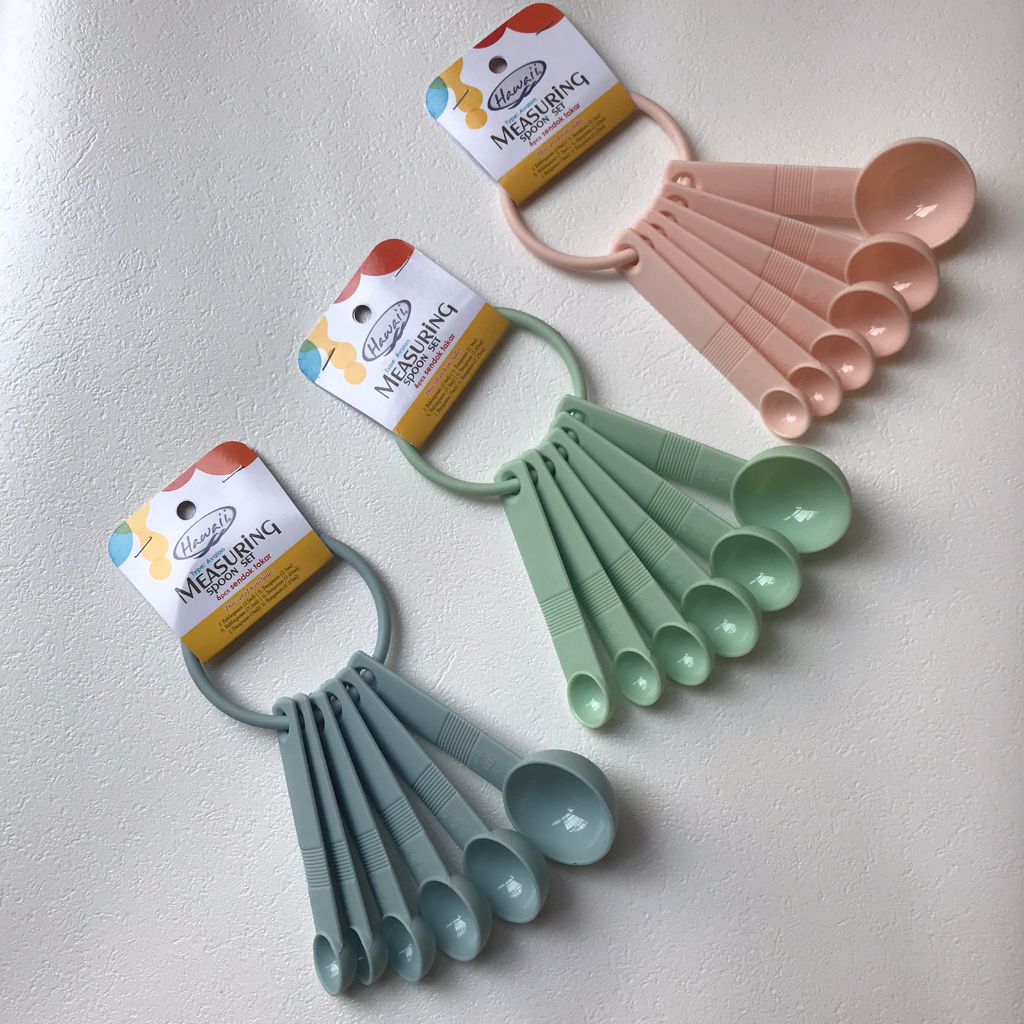Jual (isi 6pcs) Sendok Takar Set / Sendok Ukur / Sendok Takaran Adonan ...