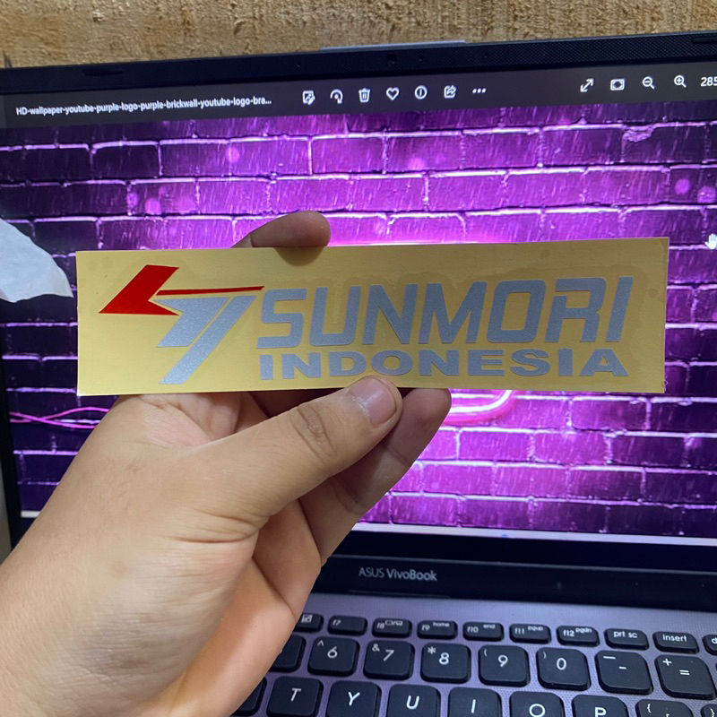 Jual sticker cutting sunmori indonesia 2 warna cuting stiker tukang ...