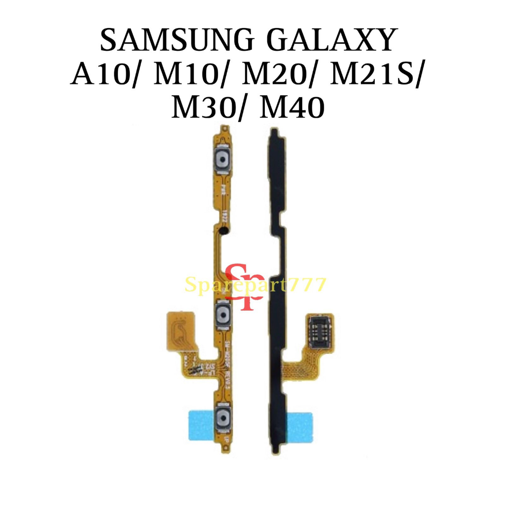 Jual Flexible Konektor Power On Off + Volume Samsung Galaxy A10 / A105 / M10 / M20 / M21S / M30 ...