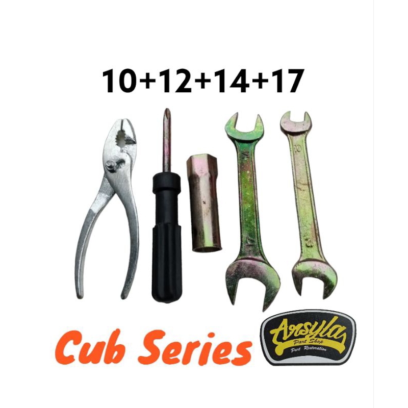 Jual toolkit kunci kunci honda c50 c70 c700 c800 astrea 800 star prima ...