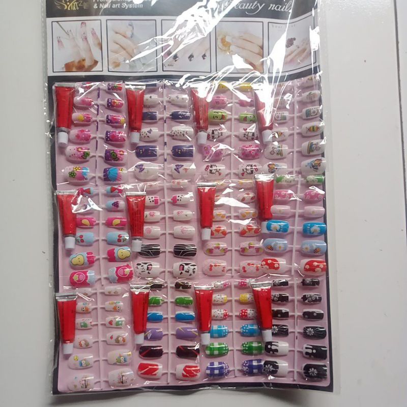Jual kuku palsu kukuan lembaran, 1 lembar isi 12 set | Shopee Indonesia Jual kuku palsu kukuan lembaran, 1 lembar isi 12 set | Shopee Indonesia