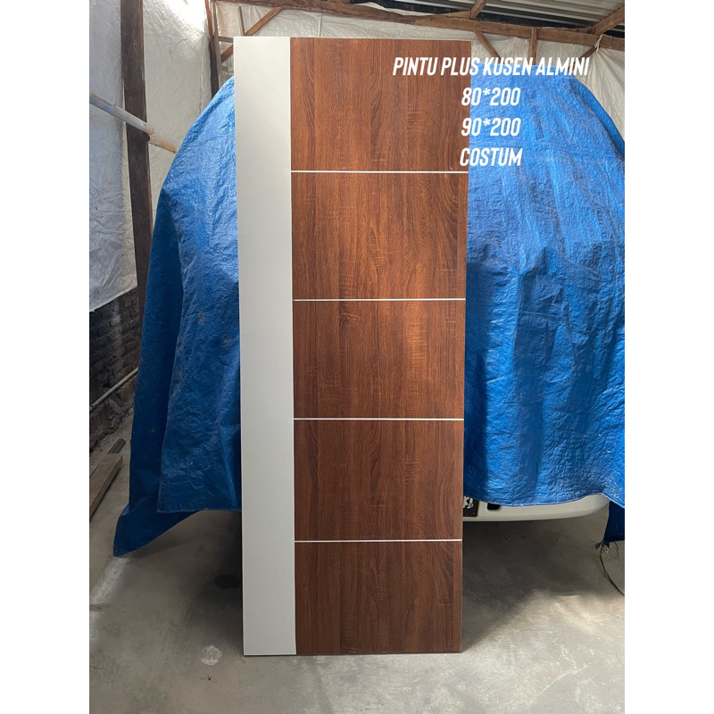 Jual Satu Set Pintu plus Kusen Almini / Pintu Plus Kusen Alumunium ...