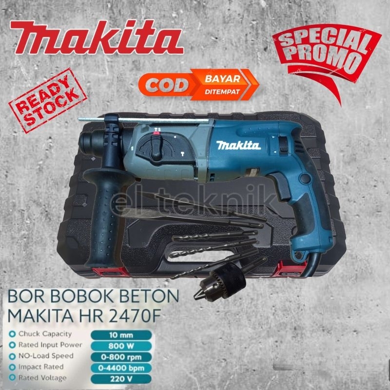 Jual BOR BOBOK BETON MAKITA HR2470 3 FUNGSI KUALITAS TERBAIK | Shopee ...