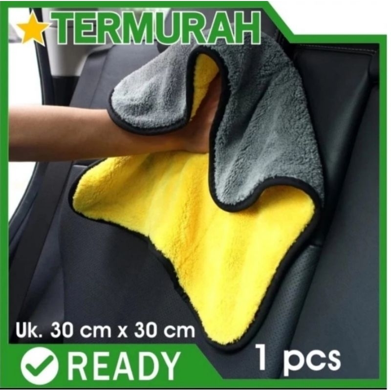 Jual Kain Lap Edgeless microfiber poles kompon wax 30×30 cm | Shopee ...