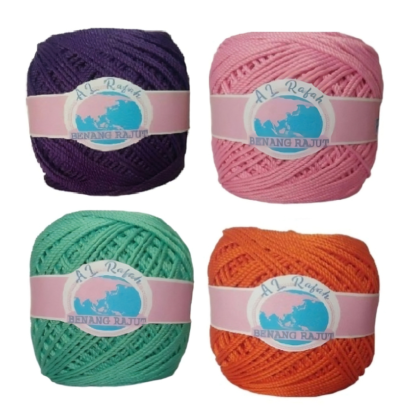Jual BENANG RAJUT SEMI KILAP PREMIUM (PILIH WARNA) | Shopee Indonesia