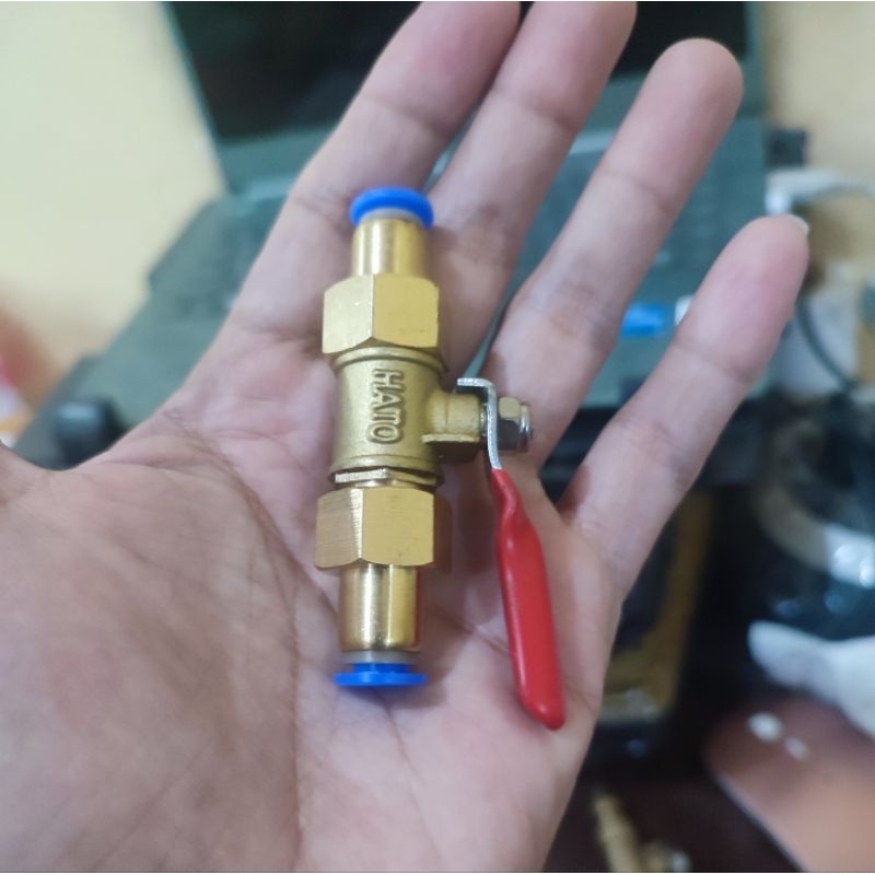 Jual kran buka tutup untuk selang refil isi ulang gas kaleng portabel ...