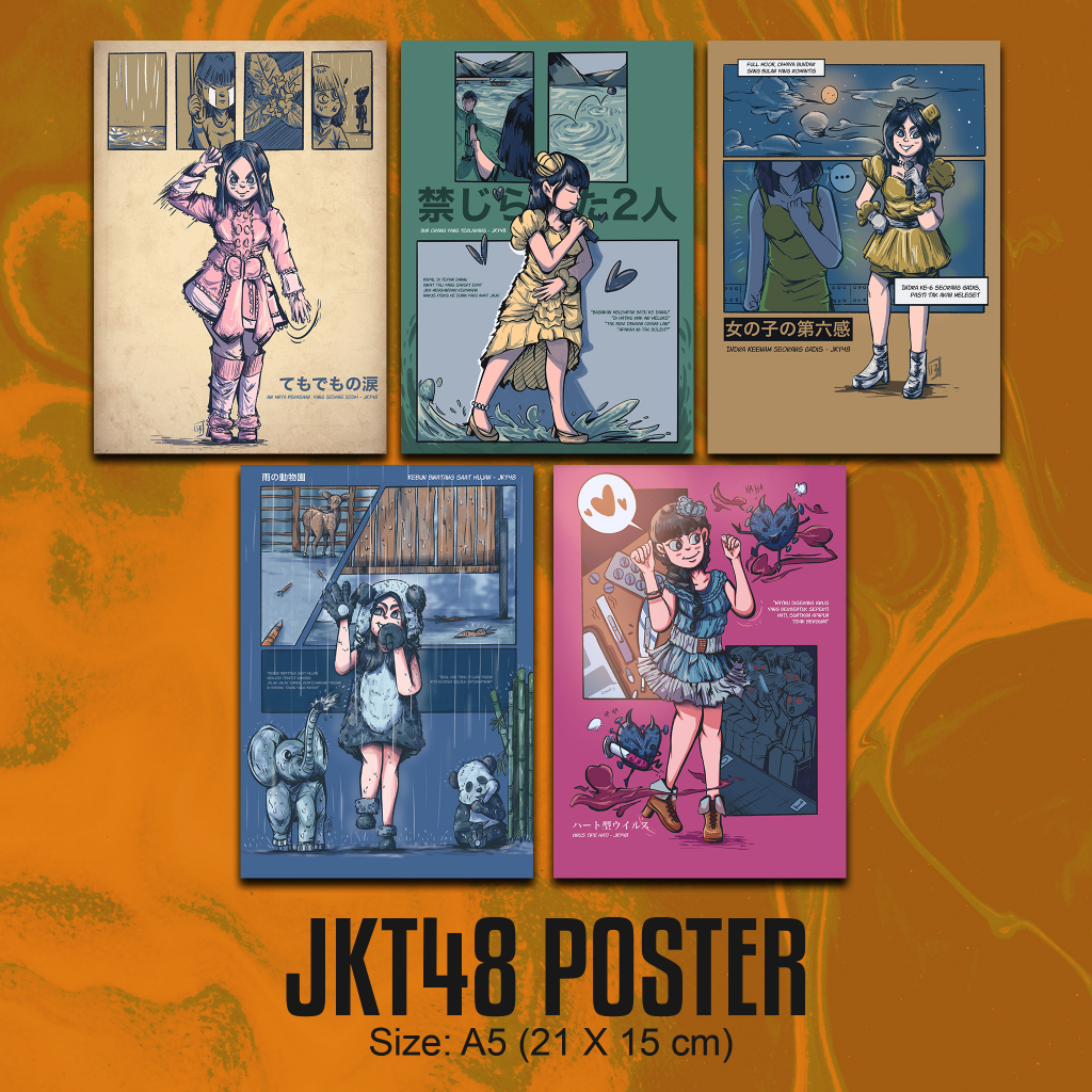 Jual JKT48 Poster Fanart (Song Edition) | Shopee Indonesia