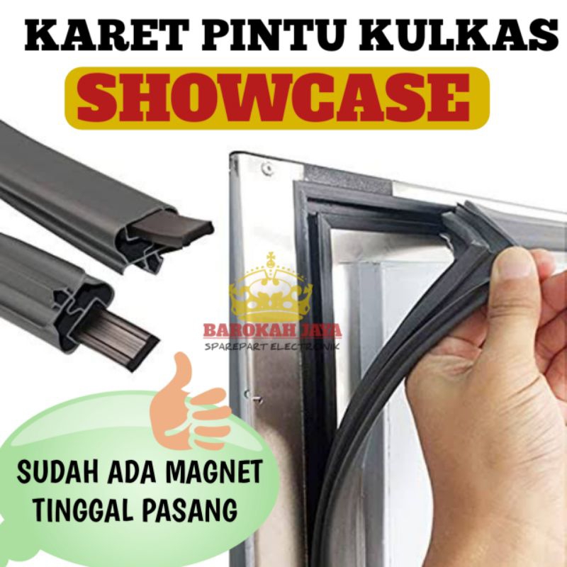 Jual GASKET KARET PINTU KULKAS SHOWCASE PANASONIC,SANKEN,POLYTRON,SHARP ...