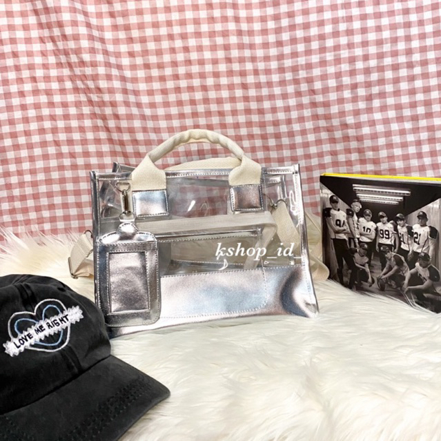 Jual READYSTOCK HOLLY Bag PVC tas konser KPOP MIKABAG NCT BLACKPINK EXO ...