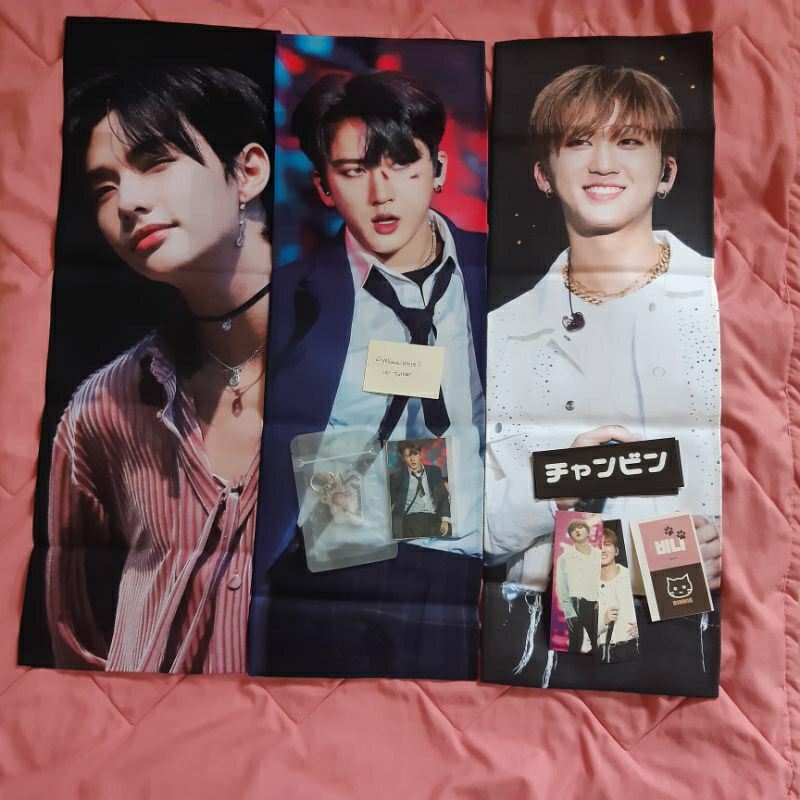 Jual slogan cheering kit hyunjin changbin visual glow my universe the ...
