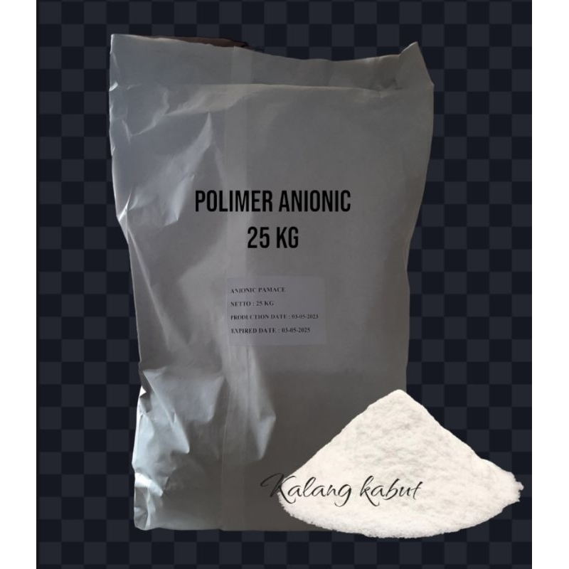 Jual polimer anionic - polymer anionic - polimer anionik - 25 kg | Shopee Indonesia