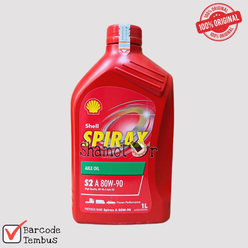 Jual Oli Shell Spirax S2 A 80W-90 1 Liter. Oli Gardan. Transmisi Manual ...
