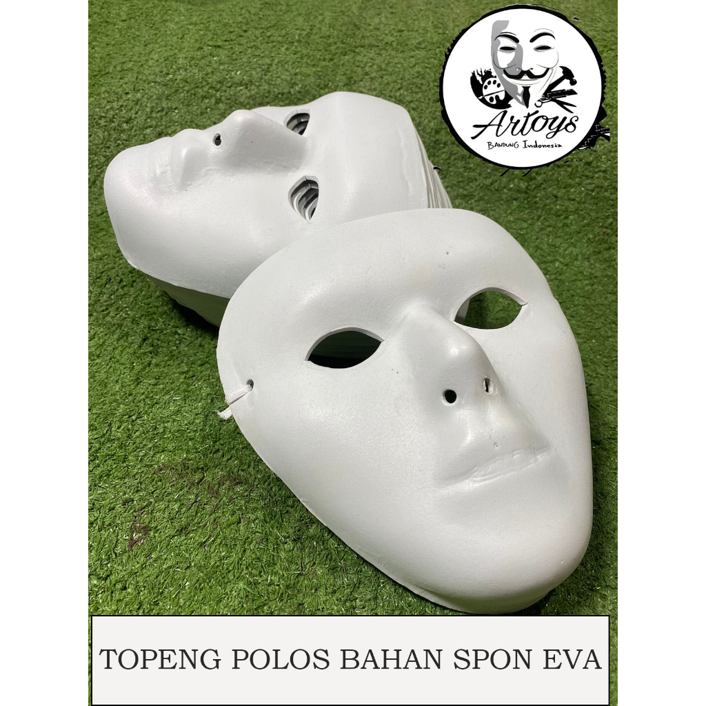 Jual topeng polos / topeng spon eva elastis 1 pcs | Shopee Indonesia