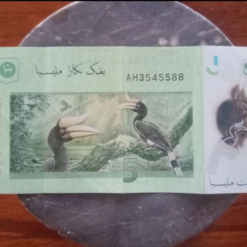 Jual Uang Kertas Malaysia RM 5 Ringgit Polymer | Shopee Indonesia