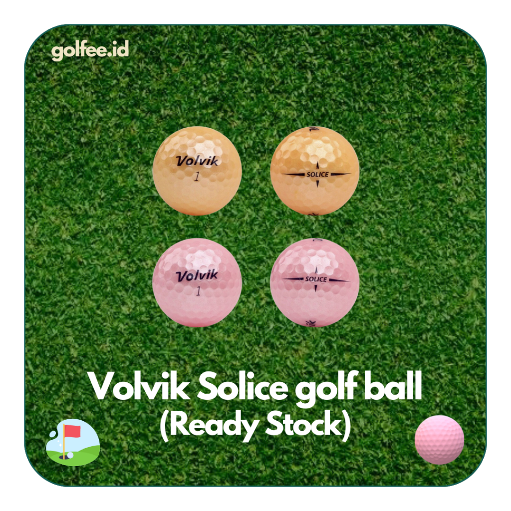 Jual [Golf Ball] Volvik Solice Glossy golf ball | Shopee Indonesia